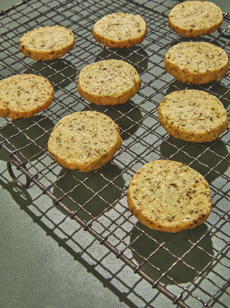 Savory Anchovy & Tarragon Shortbread from Tin to Table by Anna Hezel