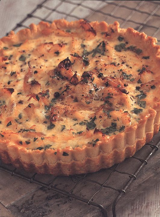 Smoked Haddock and Lovage Tart from Two Fat Ladies: Full Throttle by ...