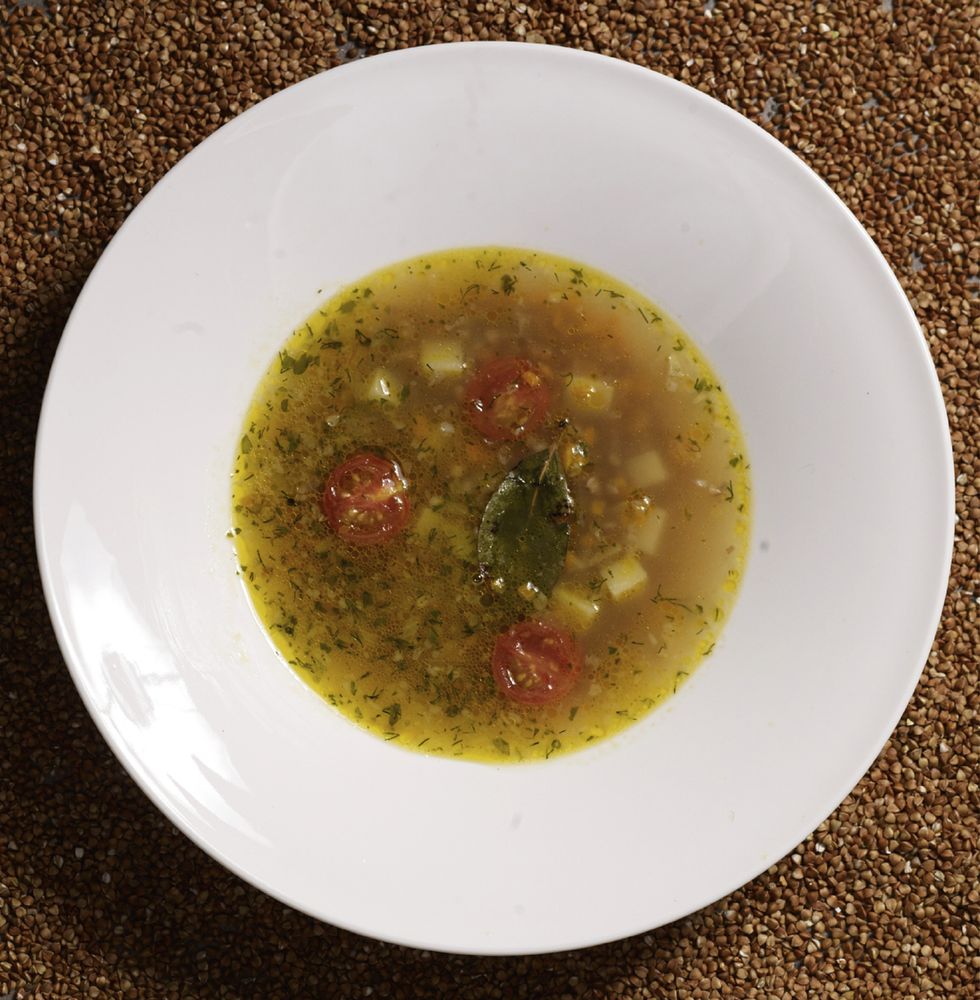 Buckwheat Soup from Recipes from Ukraine by Yurii Pryiemskyi