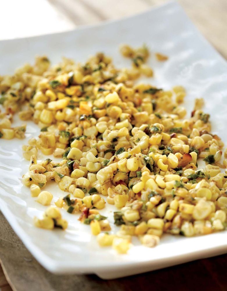 Summer Corn with Green Chile Cream from Vedge by Rich Landau and Kate ...
