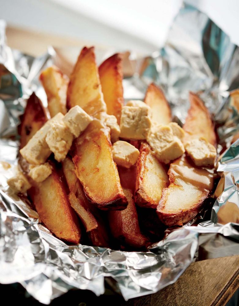 Baked Potato Poutine with Porcini Gravy from Vedge by Rich Landau and ...