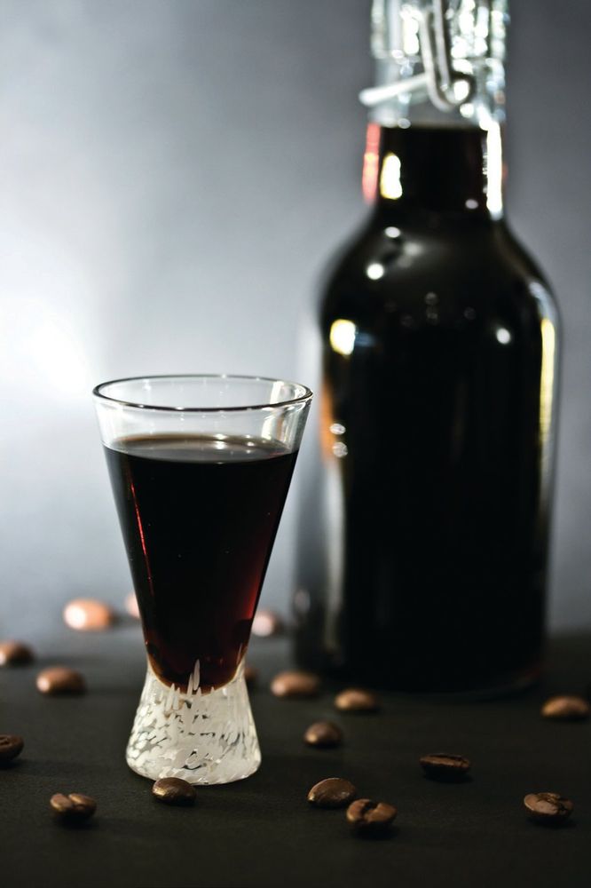 Coffee Liqueur from Vegan Desserts by Hannah Kaminsky