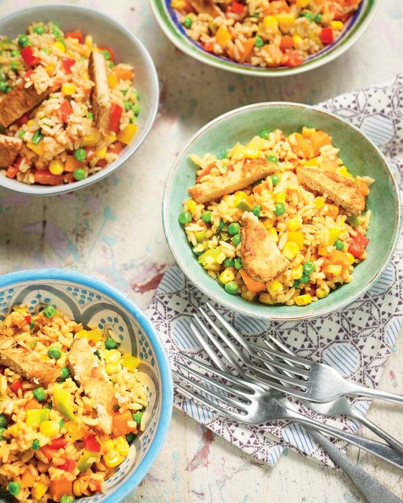 Fun Fried Rice from Vegan Kids by Heather Whinney