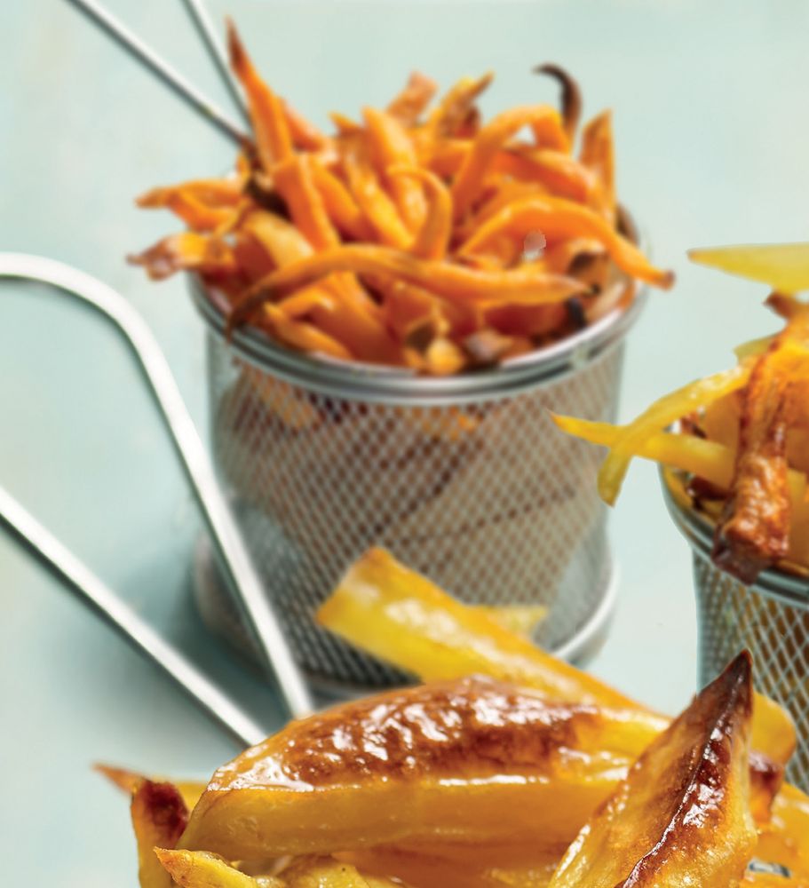 Basic Method: Sweet Potato Chips from Vegan Kids by Heather Whinney