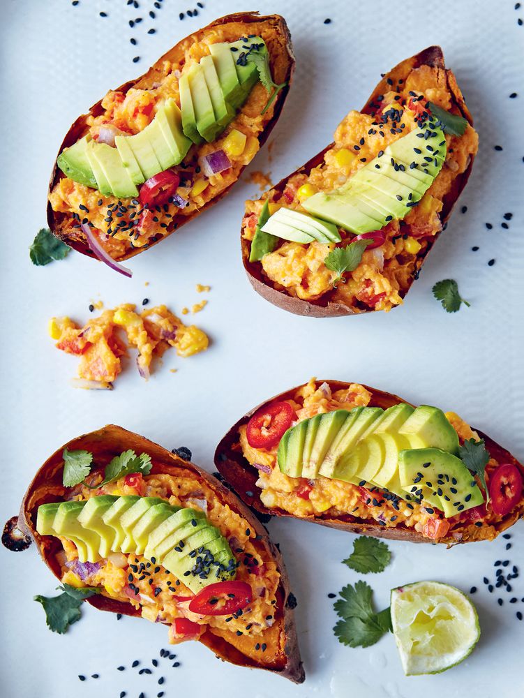 Fully-Loaded Sweet Potatoes from 7 Day Vegan Challenge: The easy guide ...