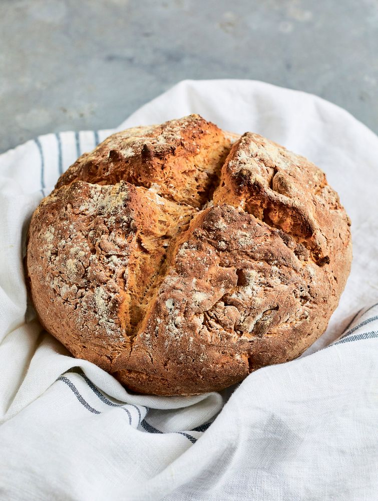 Malted Wholemeal Soda Bread from The Vegetarian Kitchen by Prue Leith ...