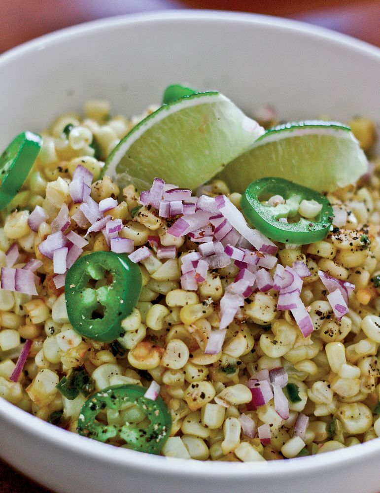 Roasted Corn Salad from Veggie Burgers Every Which Way: Fresh, Flavorful, and Healthy Plant ...