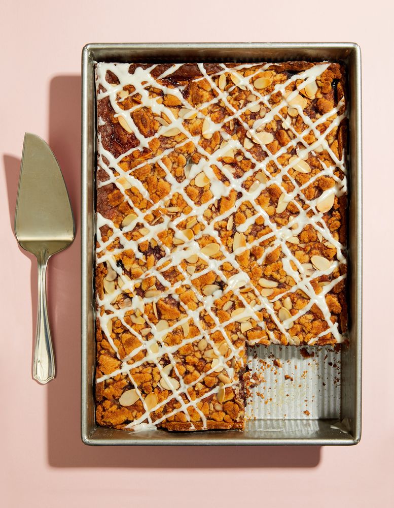 Cherry-Almond Slab Pie with Marzipan Crumble from The Vintage Baker ...