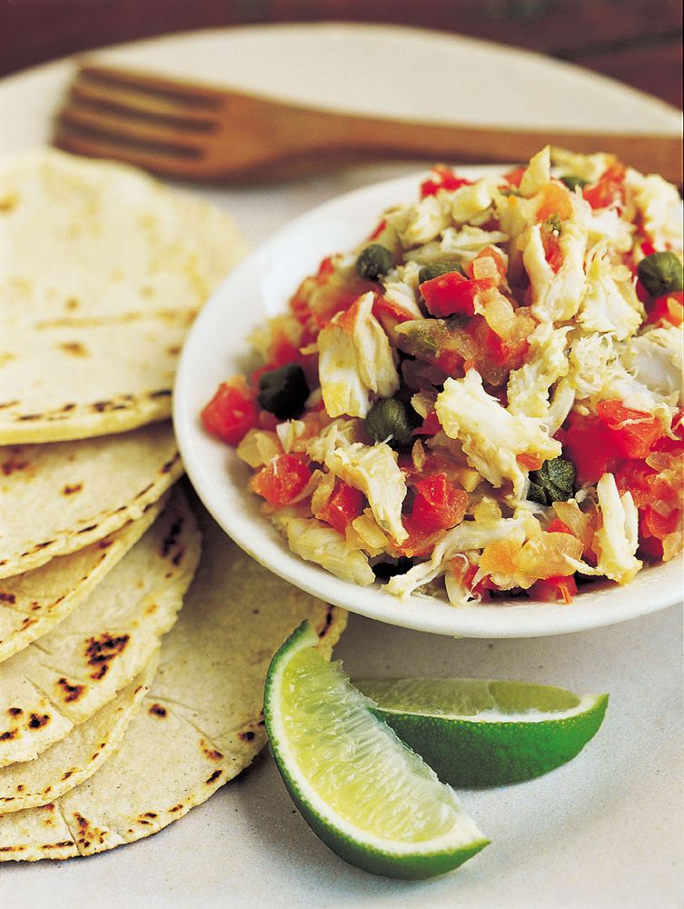 Hashed Crab with Capers from Zarela's Veracruz: Mexico's Simplest ...